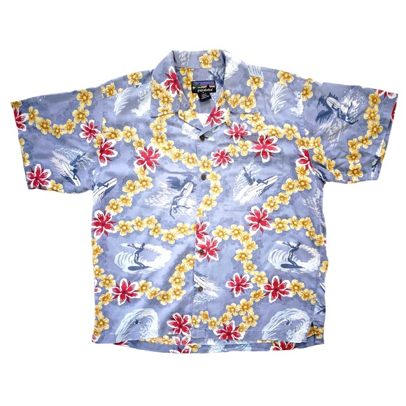 Patagonia | Shirts | Vintage 9s Pataloha Patagonia Aloha Hawaiian Shirt Mens Medium | Poshmark